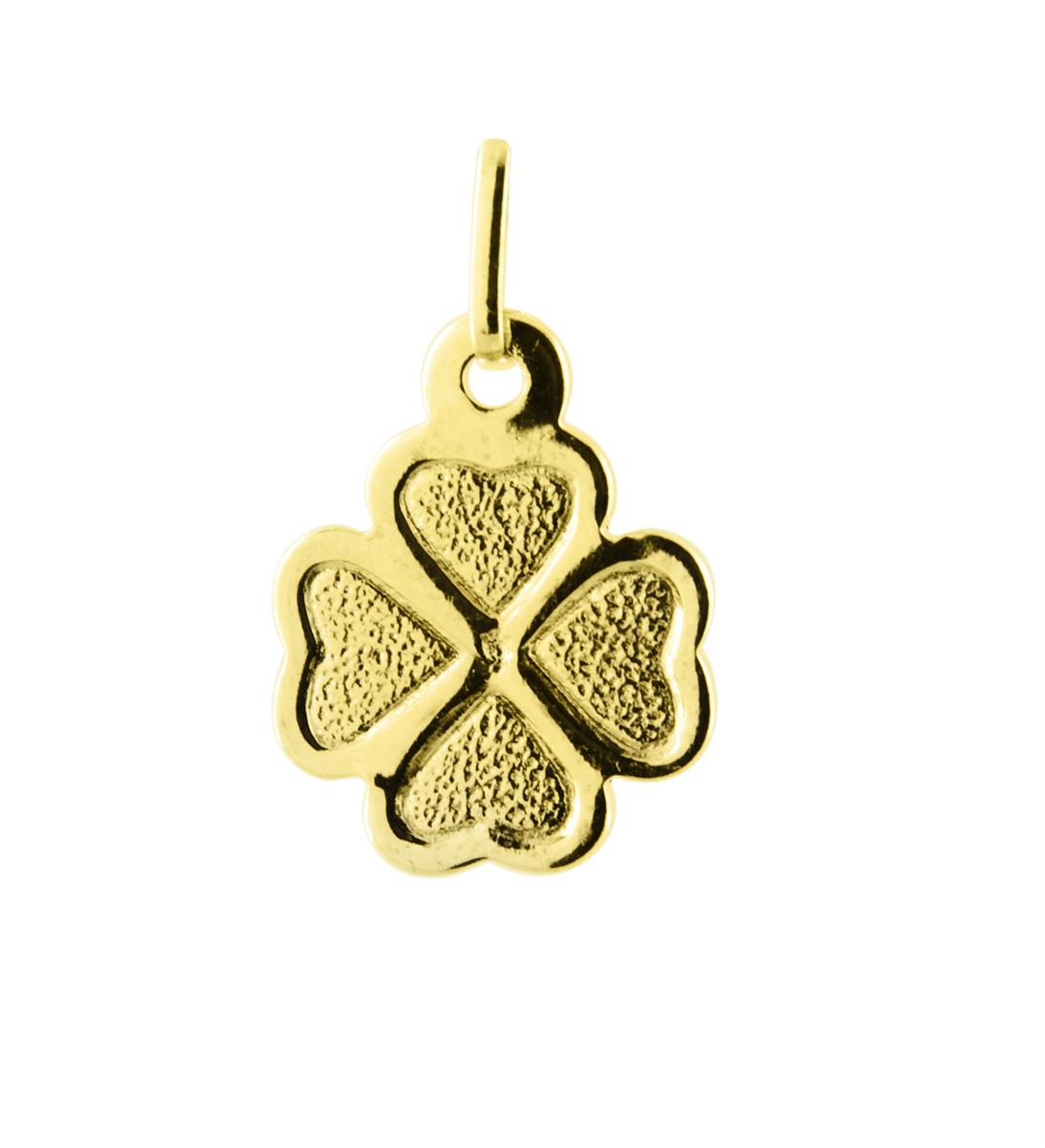 Pingente de Ouro 18k de Trevo PPI07906