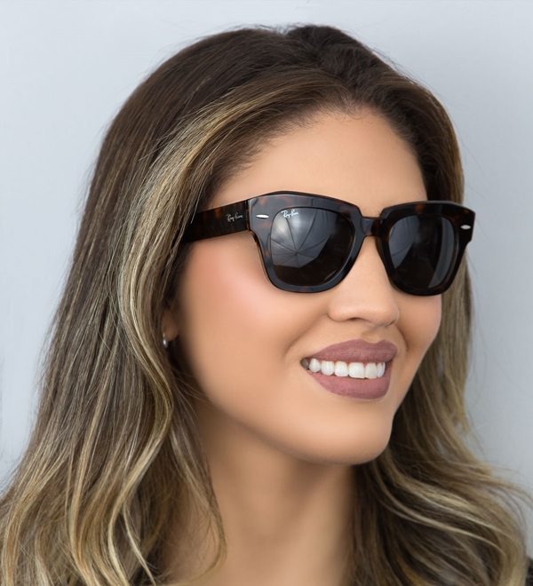 ÓCULOS DE SOL RAY BAN STATE STREET ACETATO TARTARUGA- RB2186 1292B149 ...