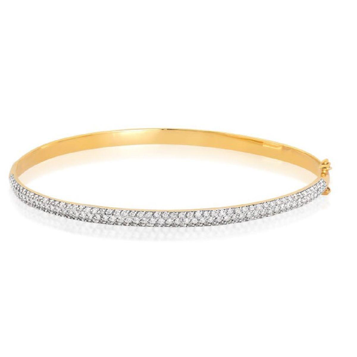 Pulseira de Ouro 18k com Diamante PPU02867
